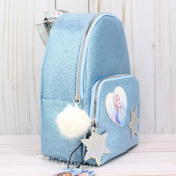 Disney | Accessories | Disney Frozen Elsa Glitter Mini Backpack | Poshmark